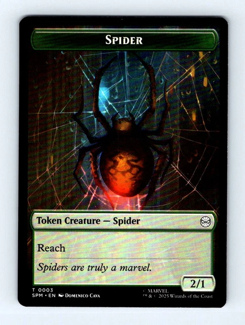 #3 / 7 2025 Marvel's Spider-Man Tokens * Spider / Treasure Token $1.63 ...