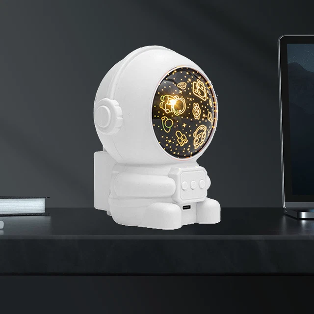 STAR NIGHT LIGHTS Rechargeable Astronaut Space Projector For Birthdays ...