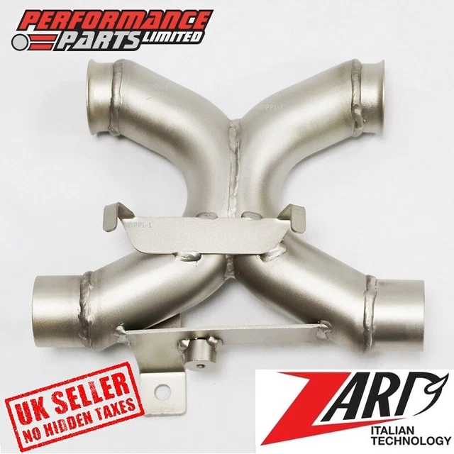 TRIUMPH BONNEVILLE T120 2020 Zard De-CAT Exhaust Link X Pipe Stainless ...
