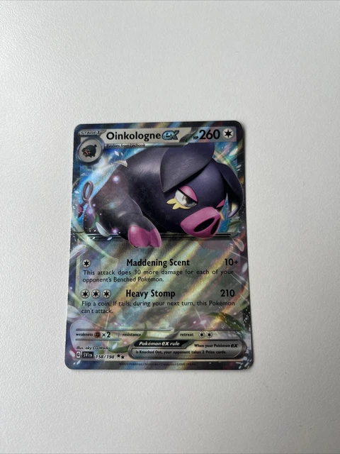 POKÉMON TCG OINKALOGNE ex Scarlet & Violet Base Set 158/198 Holo Double ...