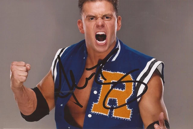 WWE WRESTLING: ALEX RILEY SIGNED 6x4 PORTRAIT PHOTO+COA *A-BOMB* *A-RY ...