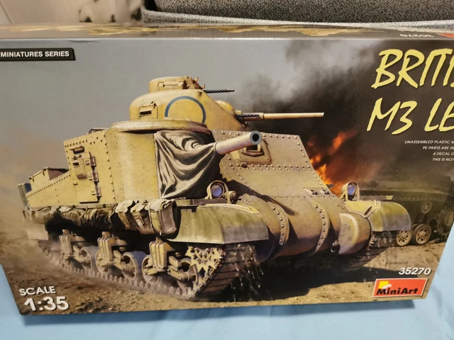 MINIART 1/35 BRITISH M3 LEE SCALE MODEL Kit With 2 Resin Crew £37.12 ...