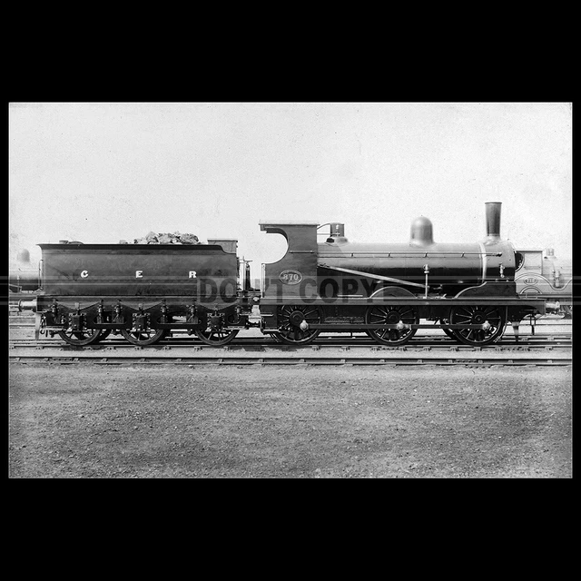 PHOTO T.000358 STEAM LOCOMOTIVE 663 GREAT EASTERN RAILWAY GER TRAIN EUR ...
