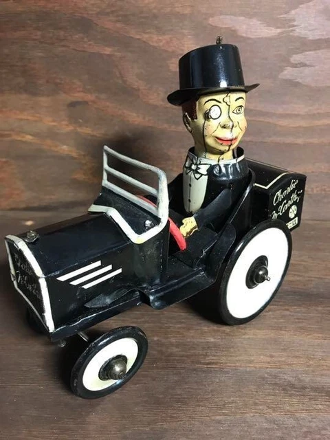 RARE 1930S ANTIQUE Charlie McCarthy Tin toy hot rod MARX EUR 1.200,99 ...