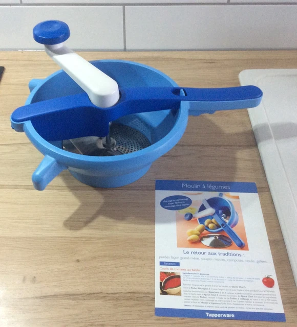 MOULIN À LÉGUMES Tupperware + recettes EUR 54,00 - PicClick FR