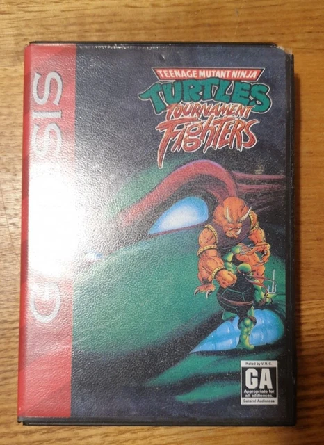 TEENAGE MUTANT NINJA Turtles Tournament FIghters Sega Genesis *FREE ...