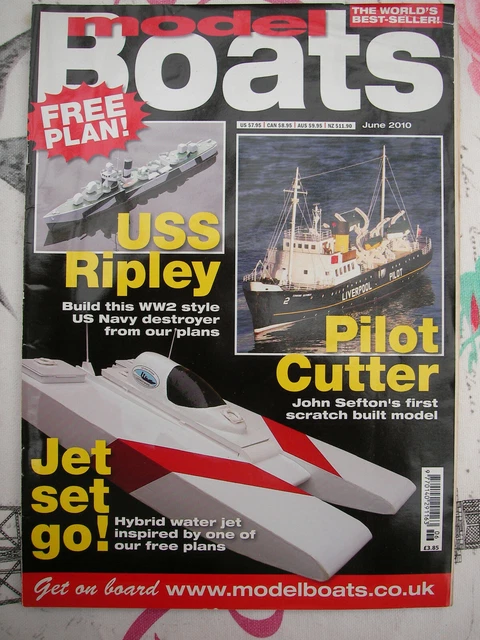 MODEL BOAT PLANS of the USS Ripley a freelance WW2 destroyer & original ...