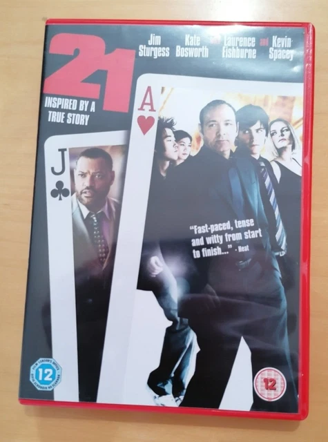 21 DVD 2008 Jim Sturgess Kate Bosworth Kevin Spacey £2.38 - PicClick UK