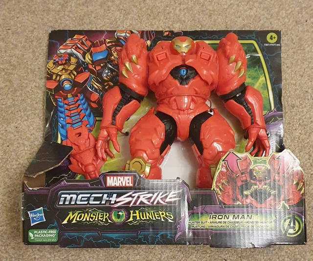 HASBRO MARVEL FIGURE Avengers Mech Strike Monster Hunter Iron Man Toy ...