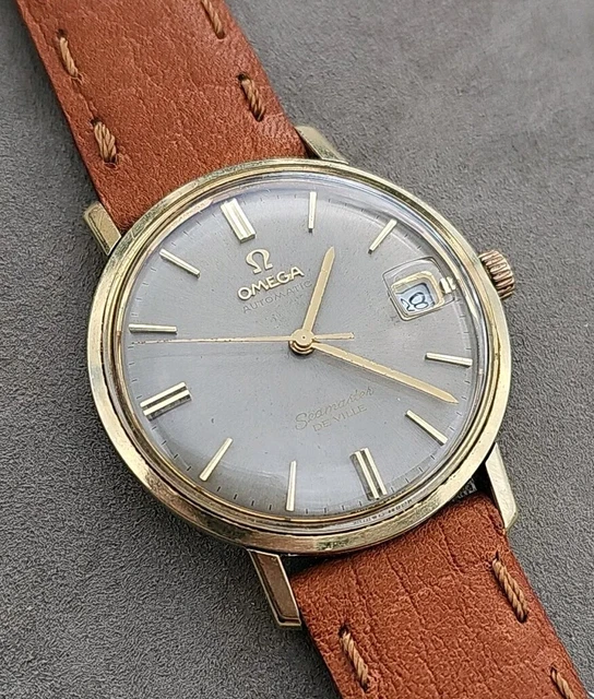 VINTAGE WATCH OMEGA Seamaster De Ville 166 020 Gold Cap Cal 562 EUR 890 ...