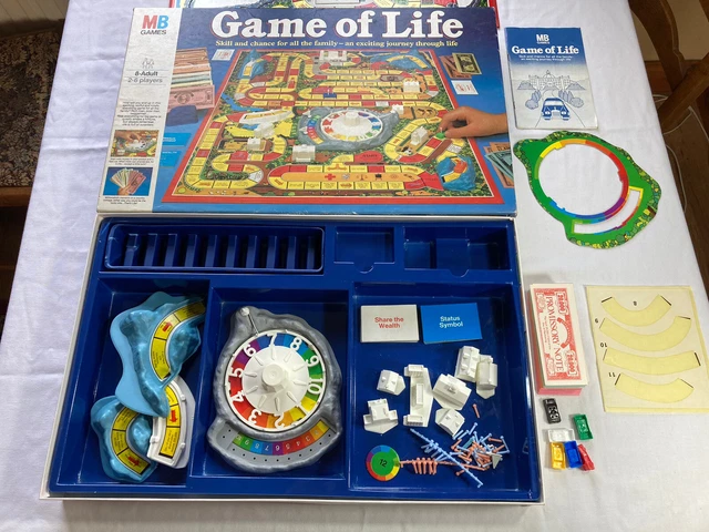 VINTAGE GAME OF Life Board Game by MB GAMES 1978. COMPLETE. NICE ...