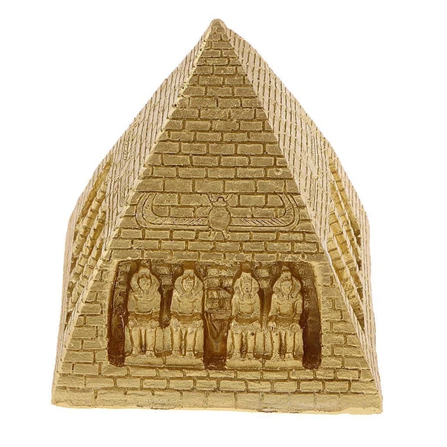 ANCIENT EGYPTIAN PYRAMIDS Figurine Khufu Pyramid Model Statue Resin ...