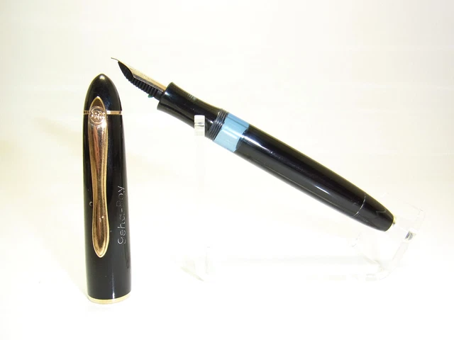 NICE 1950´S GEHA Pistonfiller Fountain Pen Flexy EF EF-BB $49.99 - PicClick