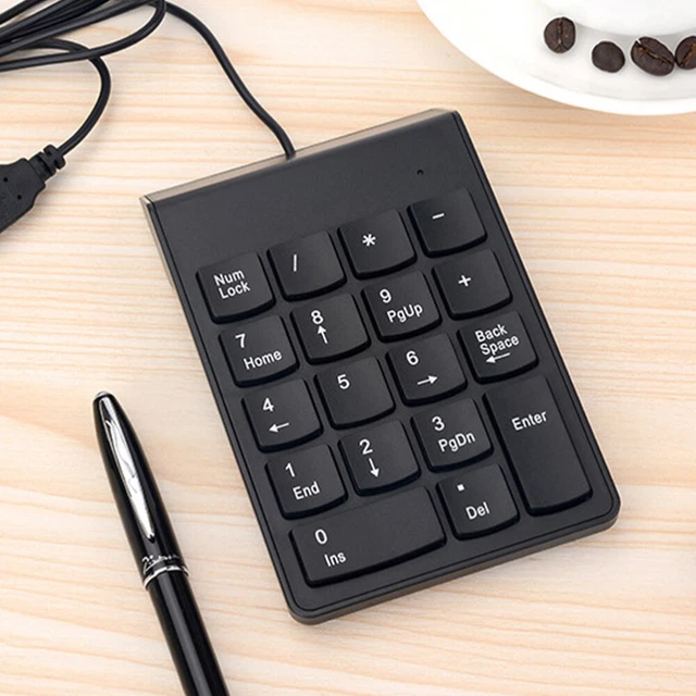 USB NUMERIC KEYBOARD Number Pad One Handed Gaming Laptop Computer £9.69 ...