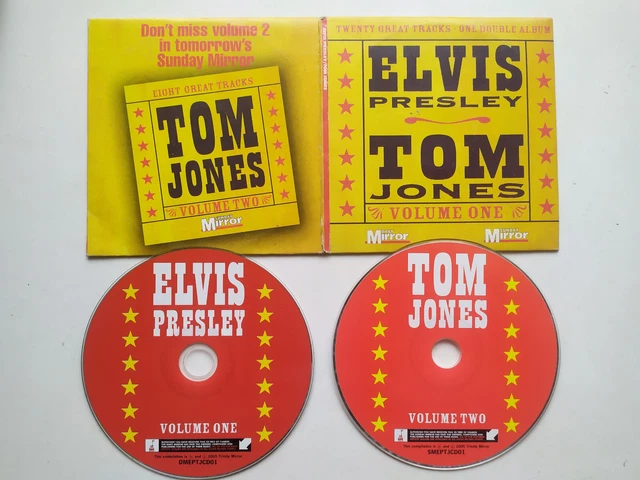 ELVIS PRESLEY / Tom Jones Daily Mirror Promo DOUBLE AUDIO CD £3.49 ...