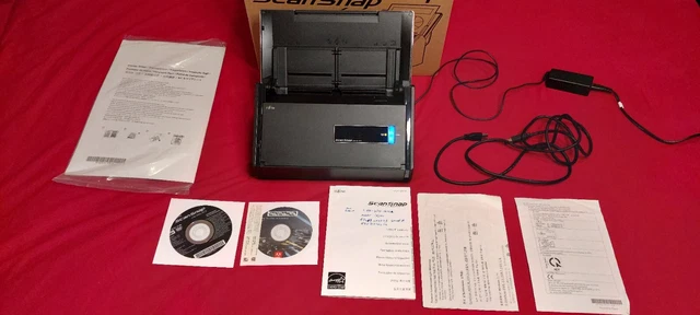 FUJITSU SCANSNAP IX500 Document Scanner - Black Complete W/AC adapter ...