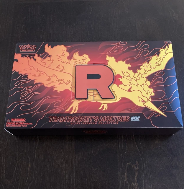 TEAM ROCKET'S MOLTRES ex Ultra Premium Collection - Box & Accessories ...