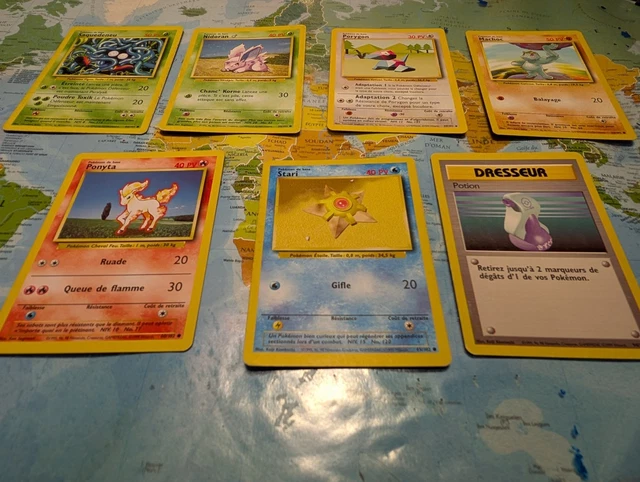 LOT DE 7 cartes Pokémon Wizard - Set de Base - FR - Bon Etat À Moyen ...