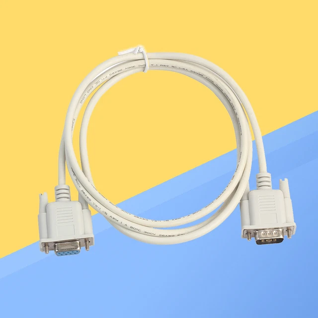 ELECTRONICS STRAIGHT CABLE 9 Pin Serial Male to Female Extension £4.65 ...