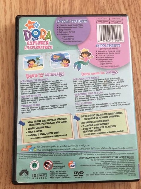 DORA THE EXPLORER: Dora Saves the Mermaids DVD $7.99 - PicClick CA
