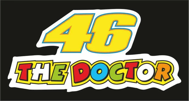 ADESIVO 46 DOCTOR valentino rossi MotoGP Superbike Moto sticker ...