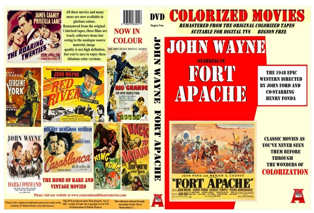 FORT APACHE Classic Colorization DVD $18.00 - PicClick AU