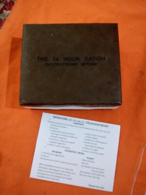 WW2 BRITISH ARMY Dday Lot Field Personal Gear 24hr Ration Fuel Tablet ...
