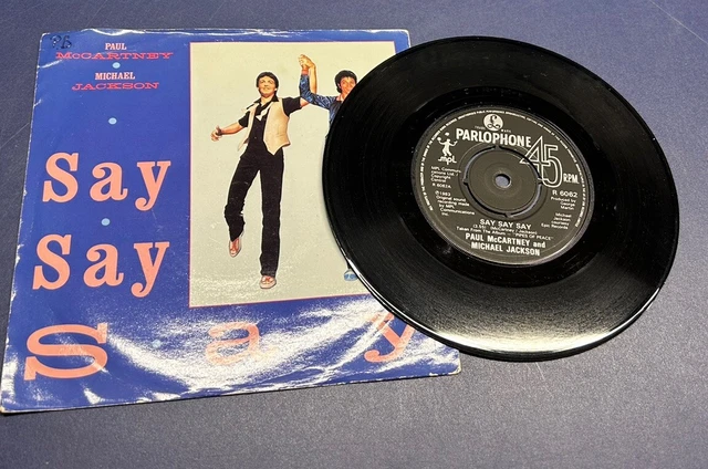 PAUL MCCARTNEY & Michael Jackson - Say Say Say - 7" Vinyl Single - Free ...