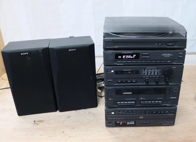 SONY HIFI SYSTEM with Turntable LBT-D105 #250 £265.00 - PicClick UK