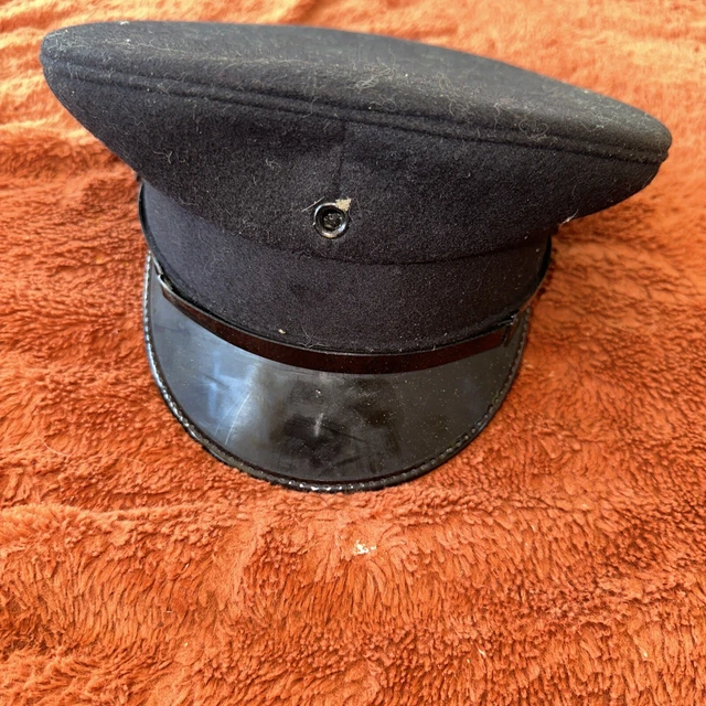 RAF ROYAL AIR FORCE MEN'S AIRMAN enlisted DRESS PEAKED CAP British ...