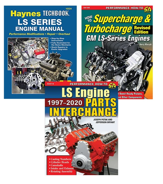 LS ENGINE HOW to Supercharge Turbocharge Manual Parts Interchange 3 ...