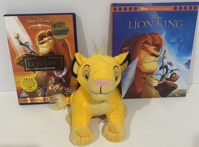 THE LION KING Bundle: DVD, Book & Plush $21.00 - PicClick AU