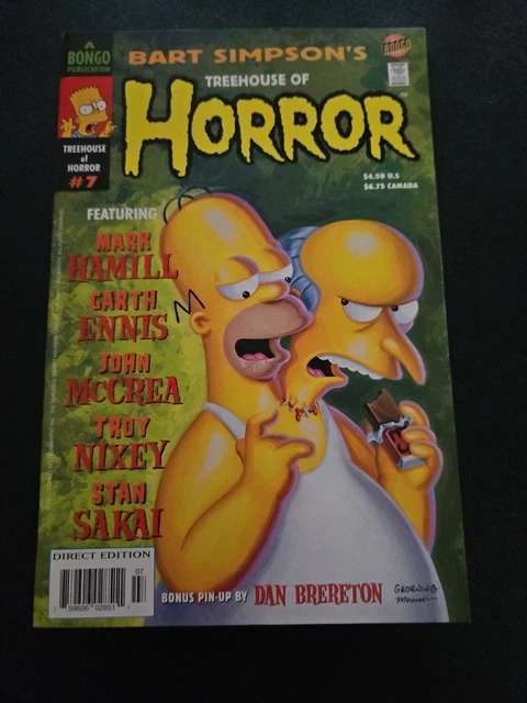 TREEHOUSE OF HORROR #7 (Bongo Comics 2001) Simpsons Comics £18.04 ...