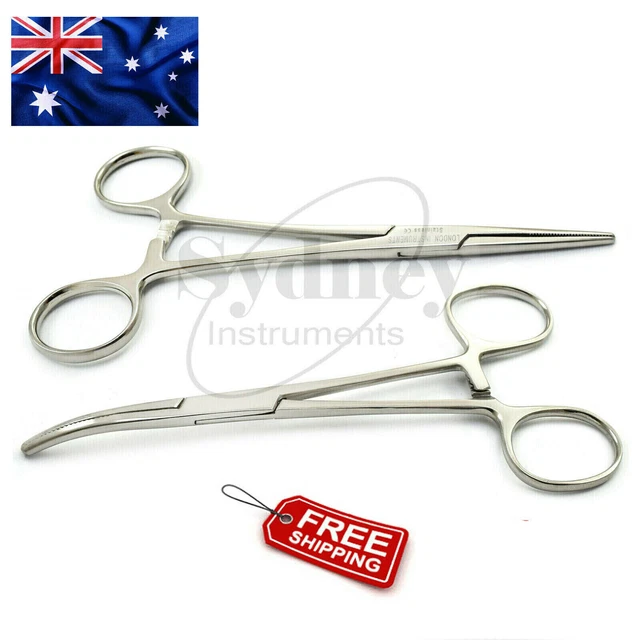 DENTAL SURGICAL KELLY Locking Hemostatic Artery Forceps Needle Holder ...