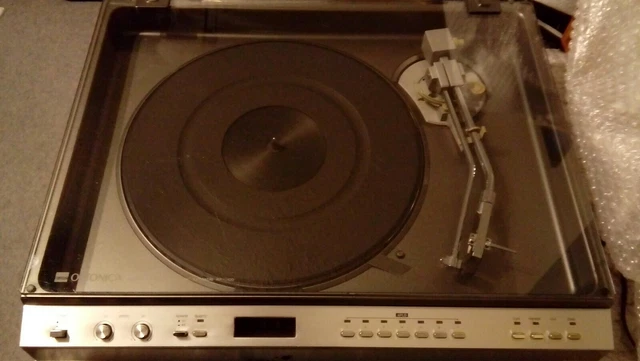 SHARP OPTONICA RP7100H Audiophile Turntable + Audio Technica Shibata ...