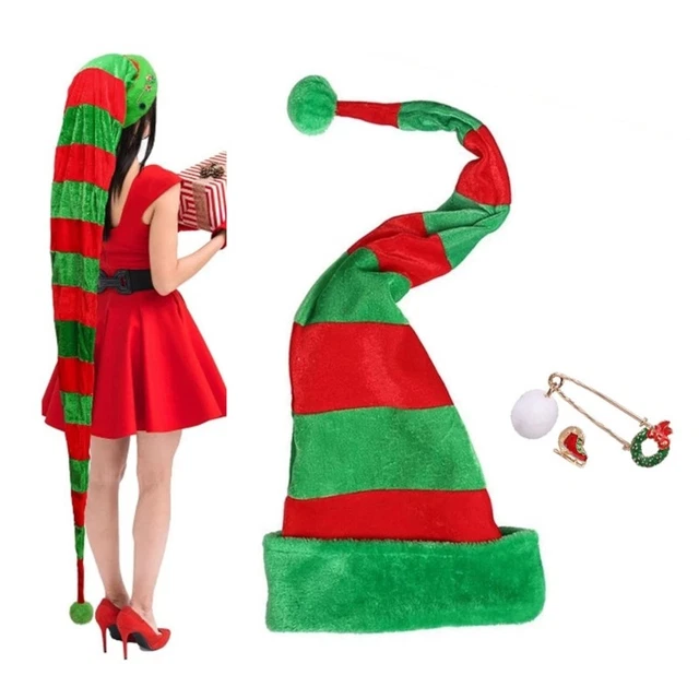 EXTENDED SANTA COSTUME Hat Easy Fold Design Holiday Celebration £8.63 ...