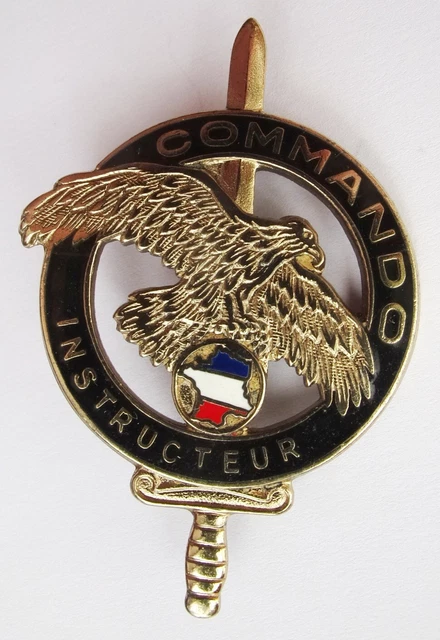 INSIGNE MILITAIRE COMMANDO INSTRUCTEUR 1er CHOC CNEC EUR 10,00 ...