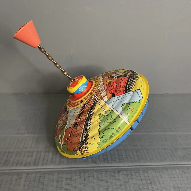 THOMAS THE TANK Engine Vintage Spinning Table Top Toy. 1984. Rare £14. ...