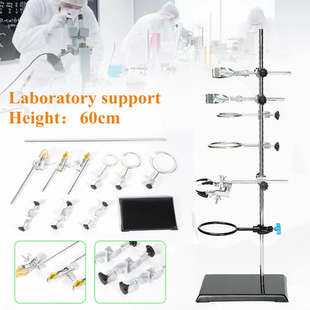 SUPPORT DE LABORATOIRE de chimie support de fer flacon de laboratoire ...
