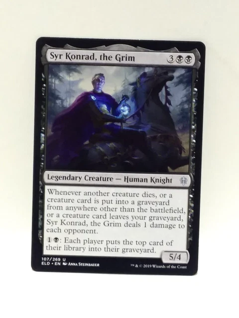 MTG SYR KONRAD, the Grim Throne of Eldraine 107/269 Regular Uncommon ...