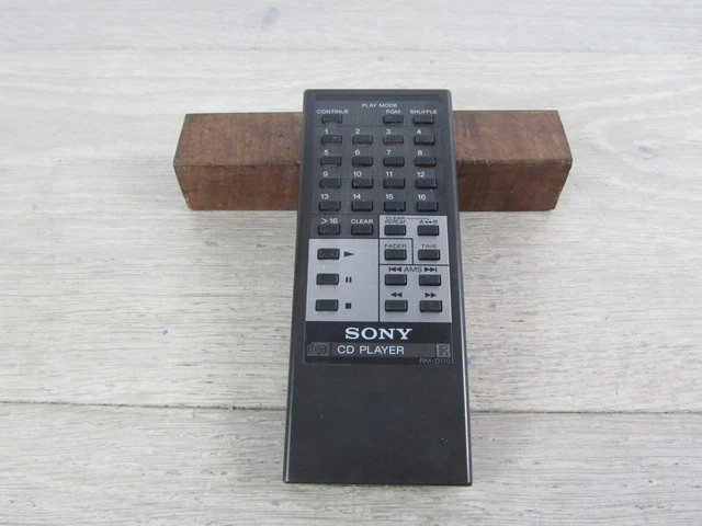 SONY RM-D170 CD Player Remote Control Black Tested & Ready £10.39 ...