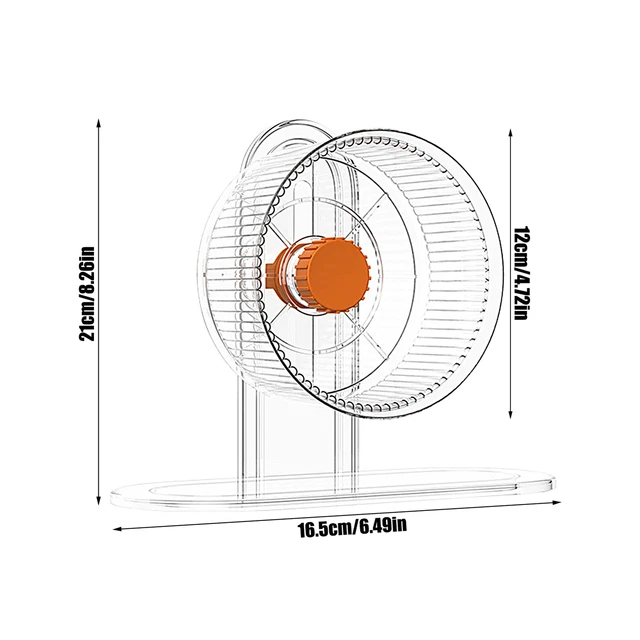 HEDGEHOG WHEEL HAMSTER Spinner Chinchilla Wheel Height Adjustable ...