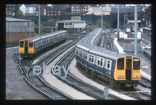 ORIGINAL 35MM SLIDE- Class 507 Merseyrail EMU's 507 001 / 025 at ...