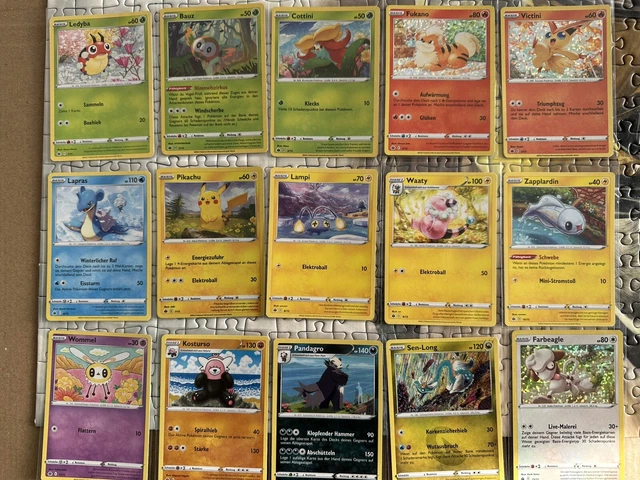 KOMPLETTES MASTER SET McDonalds 2022 Pokemon Karten 001-015 M22 DEUTSCH ...