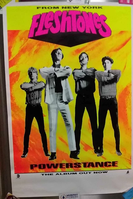 FLESHTONES POWERSTANCE ALBUM & Tour Promotional Poster 510x760 Mint ...
