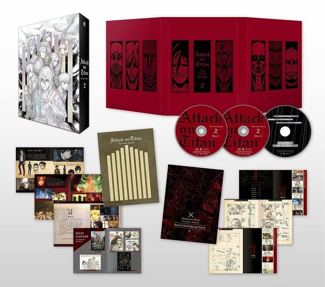 ATTACK ON TITAN The Final Season Vol.2 Limited Edition 2 Blu-ray CD Japan £145.08 - PicClick UK