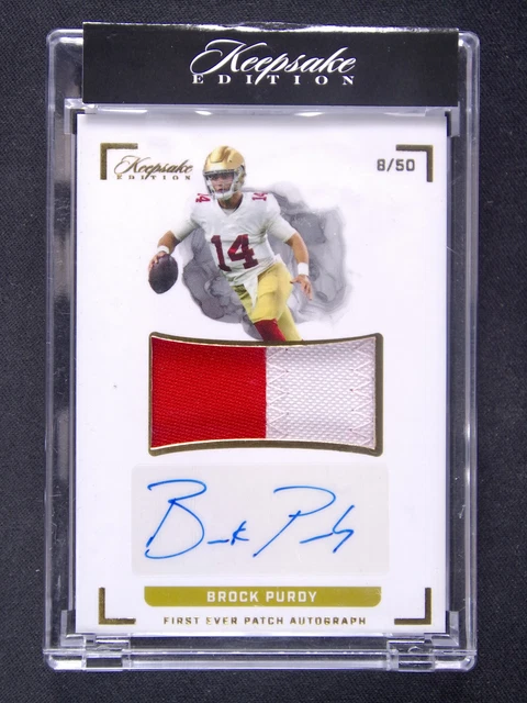 2022 KEEPSAKE EDITION Brock Purdy #3 patch auto /50 EUR 46,84 - PicClick FR