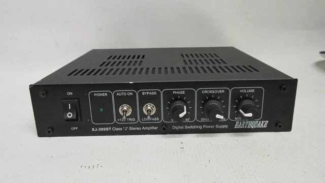 EARTHQUAKE SOUND XJ-300ST class J stereo amplifier monoblock amp $222. ...