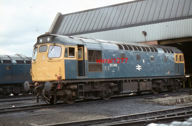 ORIGINAL RAILWAY SLIDE Class 27 27040 at Haymarket £3.99 - PicClick UK