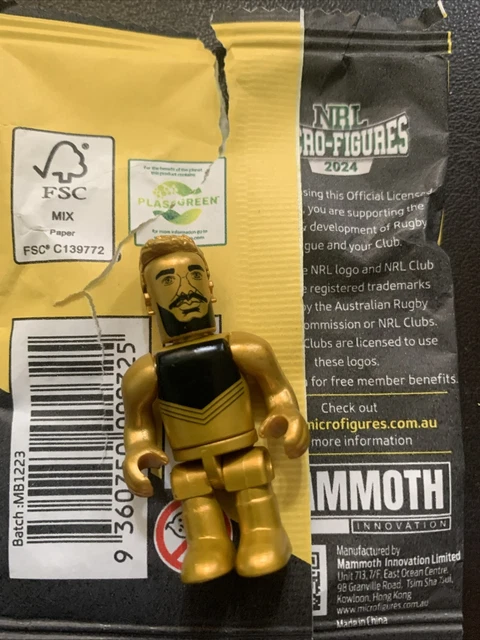HAMISO TABUAI-FIDOW - 2024 NRL Micro Figures - ***RARE*** GOLD Figure ...